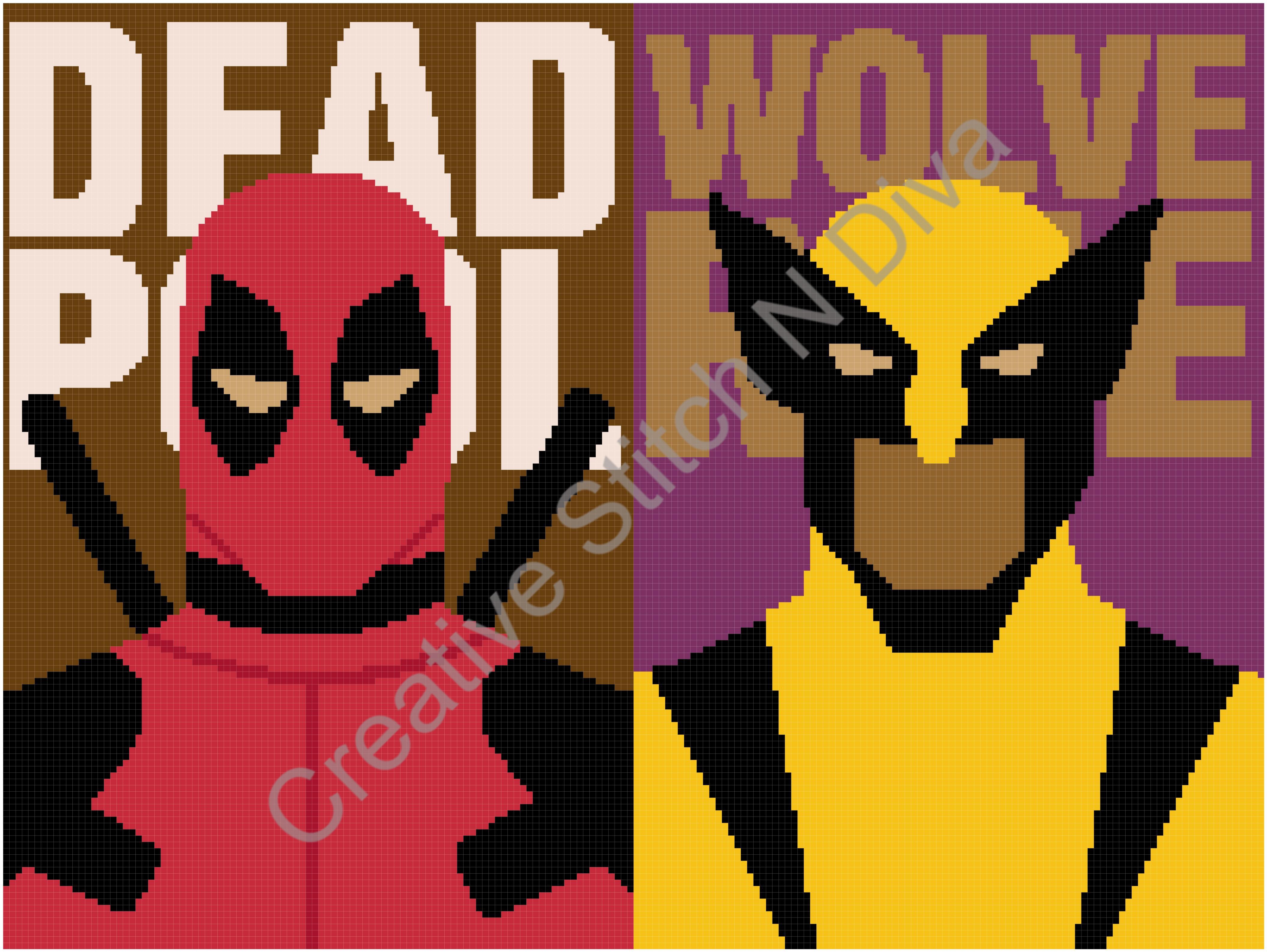 Deadpool and Wolverine Movie 200x150 – Creative Stitch N Diva