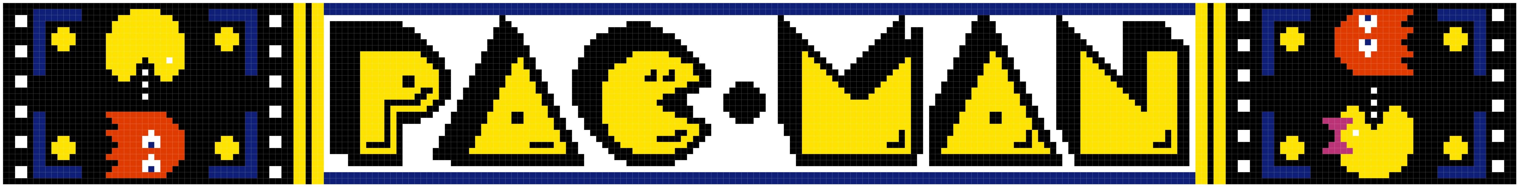 Pac-Man Scarf 250X30 ADULT – Creative Stitch N Diva